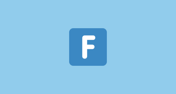 Regional Indicator Symbol Letter F Emoji on Twitter Twemoji 2.0