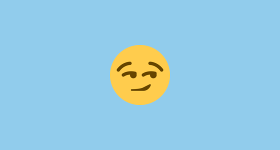 😏 Cara Sonriendo Con Superioridad Emoji on Twitter Twemoji 2.0