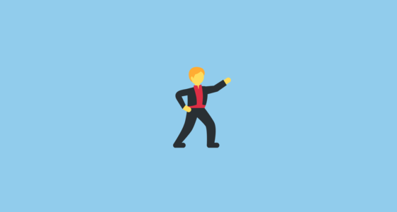 🕺 Uomo Che Balla Emoji on Twitter Twemoji 2.1