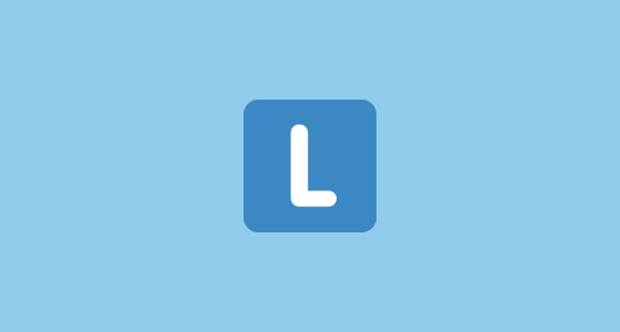 Regional Indicator Symbol Letter L Emoji on Twitter Twemoji 2.2.1