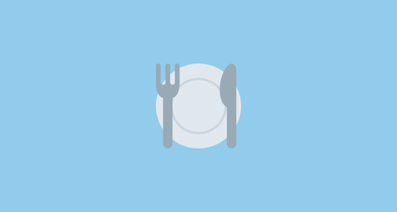 🍽️ Fourchette Et Couteau Avec Assiette Emoji on Twitter Twemoji 2.2.2