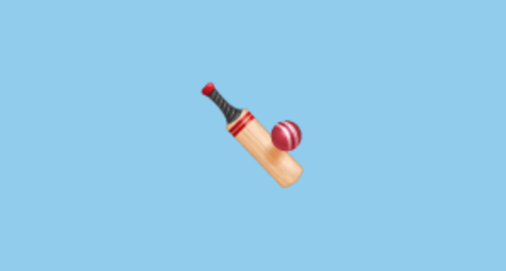 🏏 Cricket Game Emoji on WhatsApp 2.17