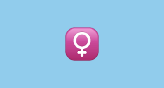 ♀️ Simbolo Genere Femminile Emoji on WhatsApp 2.17