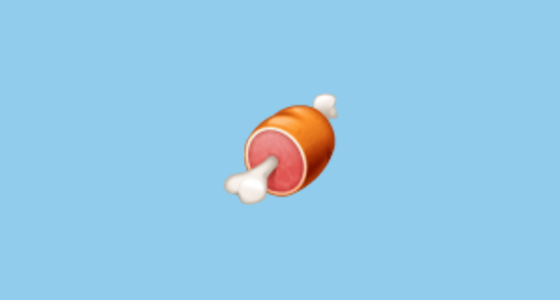 🍖 Carne Emoji on WhatsApp 2.17