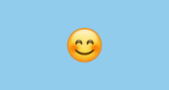 😊 羞涩微笑 Emoji on WhatsApp 2.17