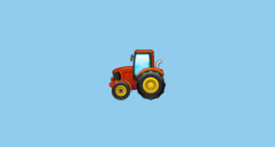 🚜 Tractor Emoji on WhatsApp 2.17