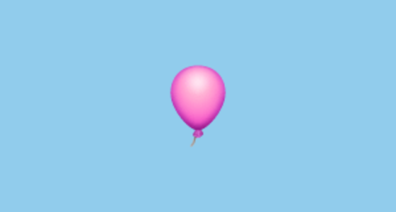 🎈 Luftballon Emoji on WhatsApp 2.19.7