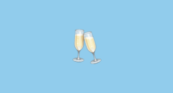 🥂 Copas Brindando Emoji on WhatsApp 2.19.7
