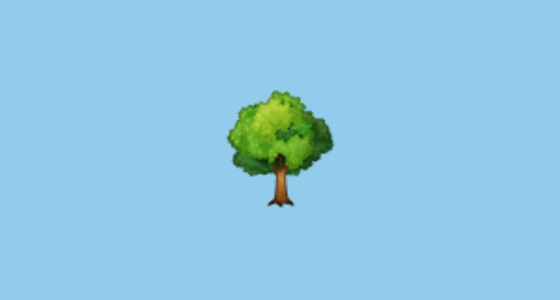🌳 Deciduous Tree Emoji on WhatsApp 2.18.379