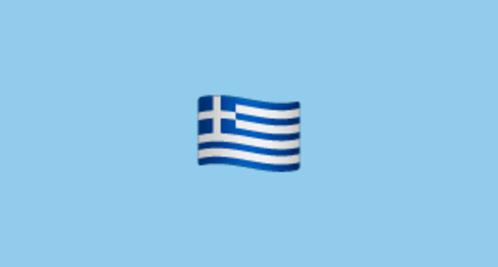 🇬🇷 Flag: Greece Emoji on WhatsApp 2.18.379