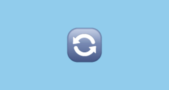 🔄 Counterclockwise Arrows Button Emoji on WhatsApp 2.19.62