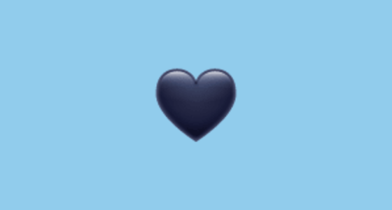 🖤 Corazón Negro Emoji on WhatsApp 2.19.62