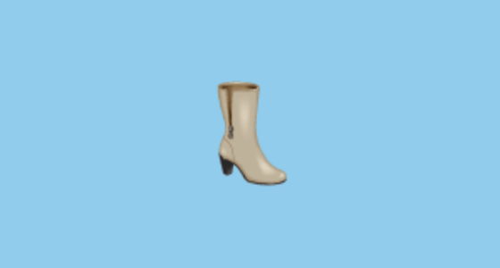 👢 Woman’s Boot Emoji on WhatsApp 2.19.175