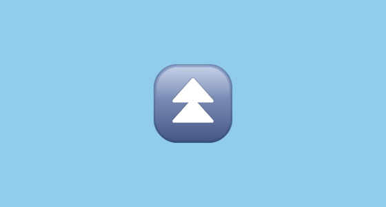 ⏫ Fast Up Button Emoji on WhatsApp 2.19.244
