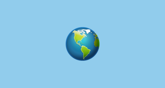 🌎 Globe Showing Americas Emoji on WhatsApp 2.19.244