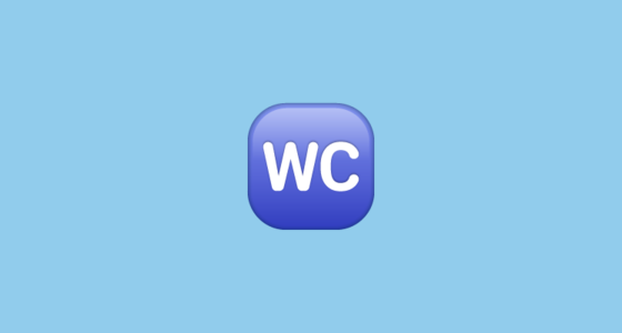 🚾 Wc Emoji on WhatsApp 2.19.244