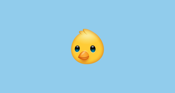 🐤 Pintinho De Perfil Emoji on WhatsApp 2.19.352