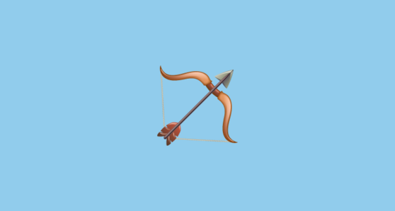 🏹 Arc Et Flèche Emoji on WhatsApp 2.19.352