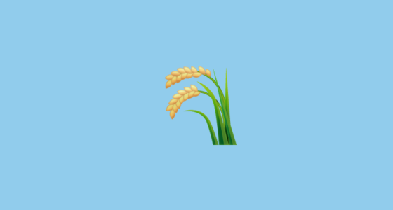 🌾 Sheaf of Rice Emoji on WhatsApp 2.19.352
