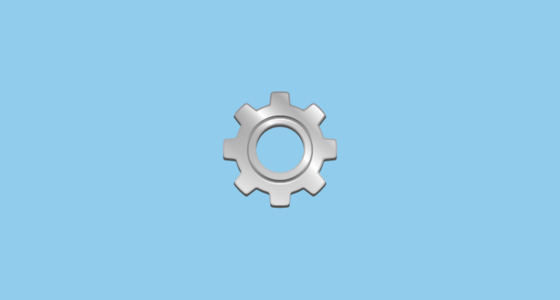⚙️ Engranaje Emoji on WhatsApp 2.19.352