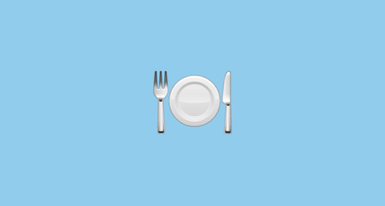 🍽️ Fourchette Et Couteau Avec Assiette Emoji on WhatsApp 2.20.198.15