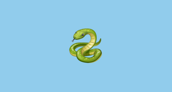 🐍 Snake Emoji on WhatsApp 2.20.198.15