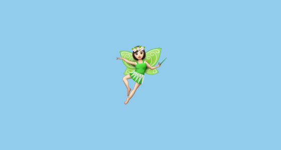 🧚🏻‍♀️ Hada Mujer: Tono De Piel Claro Emoji on WhatsApp 2.20.198.15