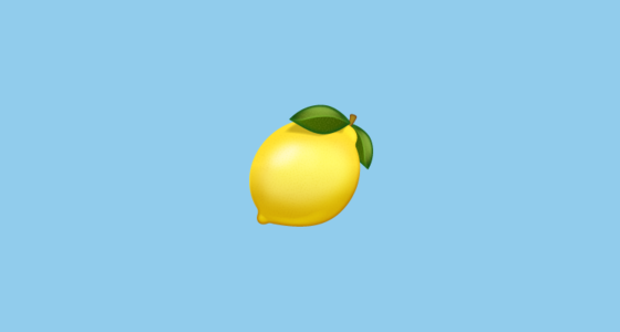 🍋 Lemon Emoji on WhatsApp 2.20.206.24