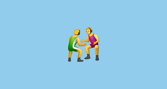 🤼 Ringer(In) Emoji on WhatsApp 2.20.206.24