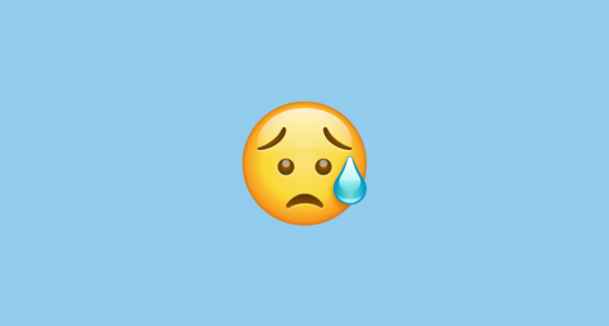 😥 Rosto Triste, Mas Aliviado Emoji on WhatsApp 2.20.206.24