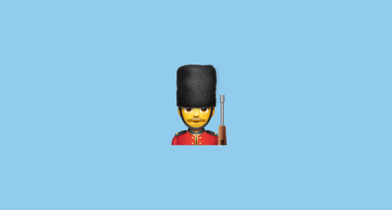 💂 Guard Emoji on WhatsApp 2.21.16.20