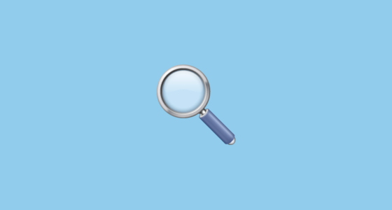 🔍 Magnifying Glass Tilted Left Emoji on WhatsApp 2.21.16.20