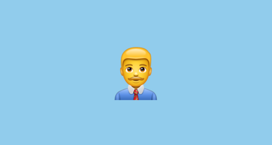 👨‍💼 Büroangestellter Emoji on WhatsApp 2.21.16.20