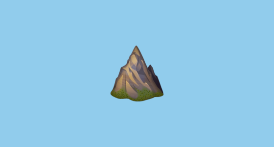 ⛰️ Berg Emoji on WhatsApp 2.21.16.20