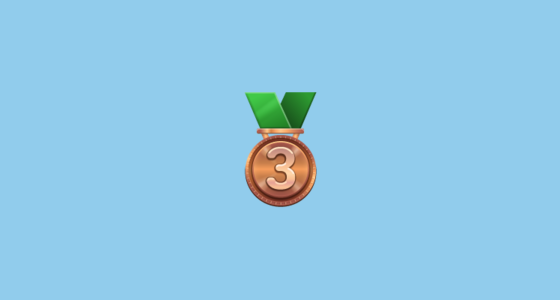 🥉 3rd Place Medal Emoji on WhatsApp 2.21.11.17
