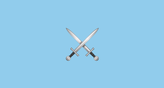 ⚔️ Crossed Swords Emoji on WhatsApp 2.21.11.17