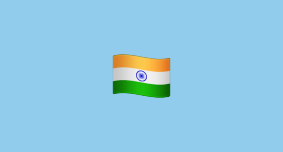 🇮🇳 Vlag: India Emoji on WhatsApp 2.21.11.17