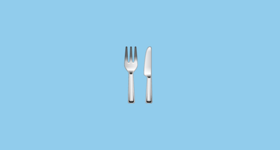 🍴 포크와 나이프 Emoji on WhatsApp 2.21.11.17