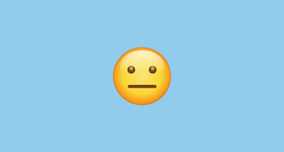 😐 Rosto Neutro Emoji on WhatsApp 2.21.11.17