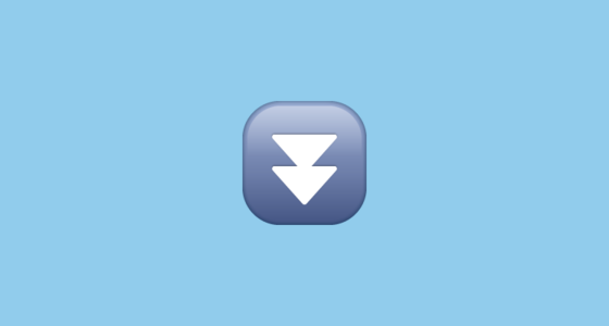⏬ Triángulo Doble Hacia Abajo Emoji on WhatsApp 2.21.23.23