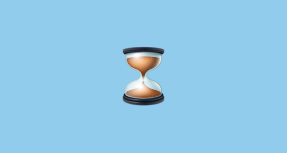 ⏳ Hourglass Not Done Emoji on WhatsApp 2.21.23.23