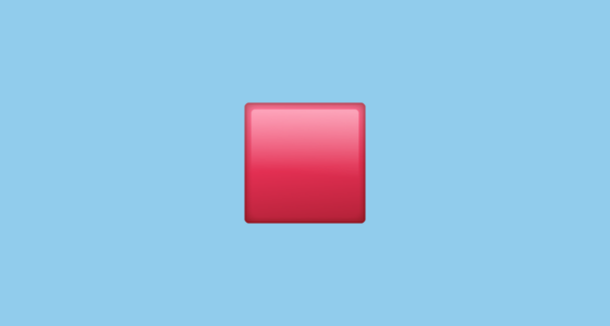 🟥 Rood Vierkant Emoji on WhatsApp 2.21.23.23