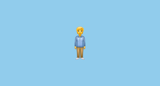 🧍 Person Standing Emoji on WhatsApp 2.21.23.23