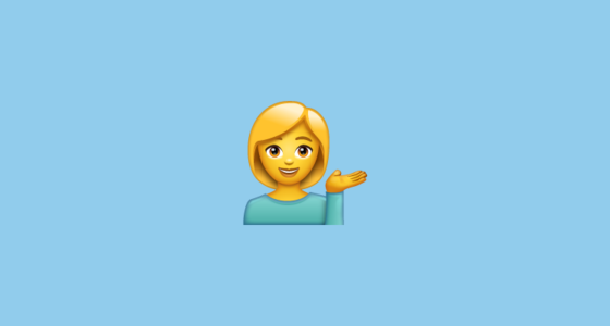 💁 Receptionist Emoji on WhatsApp 2.21.23.23