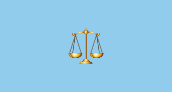 ⚖️ Balance Scale Emoji on WhatsApp 2.22.8.79