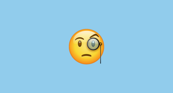 🧐 Face with Monocle Emoji on WhatsApp 2.22.8.79