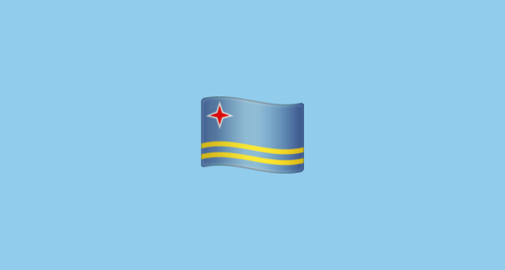 🇦🇼 Drapeau: Aruba Emoji on WhatsApp 2.22.8.79