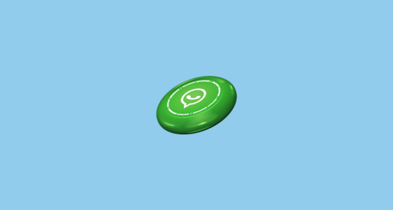 🥏 Frisbee Emoji on WhatsApp 2.22.8.79