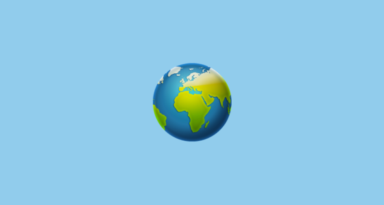 🌍 Globe Showing Europe-Africa Emoji on WhatsApp 2.22.8.79