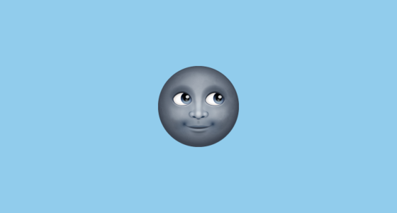 🌚 Rosto Da Lua Nova Emoji on WhatsApp 2.22.8.79